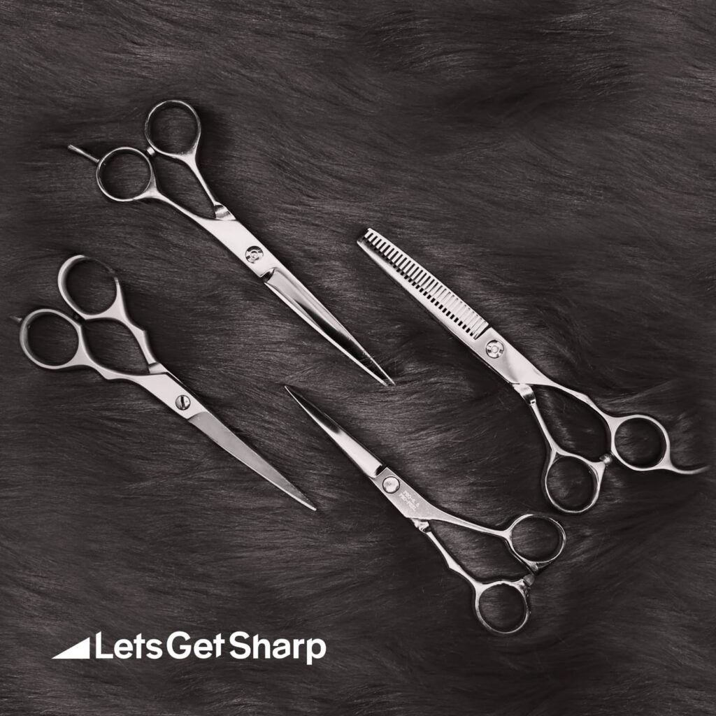 Hairdresser + Barbers Scissors - Let's Get Sharp